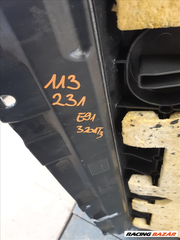 BMW E91 csomagtér csomagtartó fekete kárpit padló borítás burkolat ...