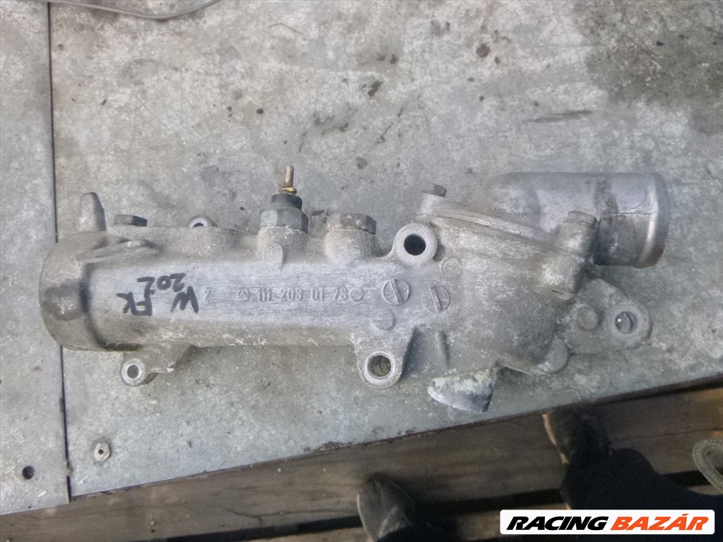 Mercedes C 180 W202 GYÁRI VÍZ termosztátház termosztáttal 111 203 01 73 ...