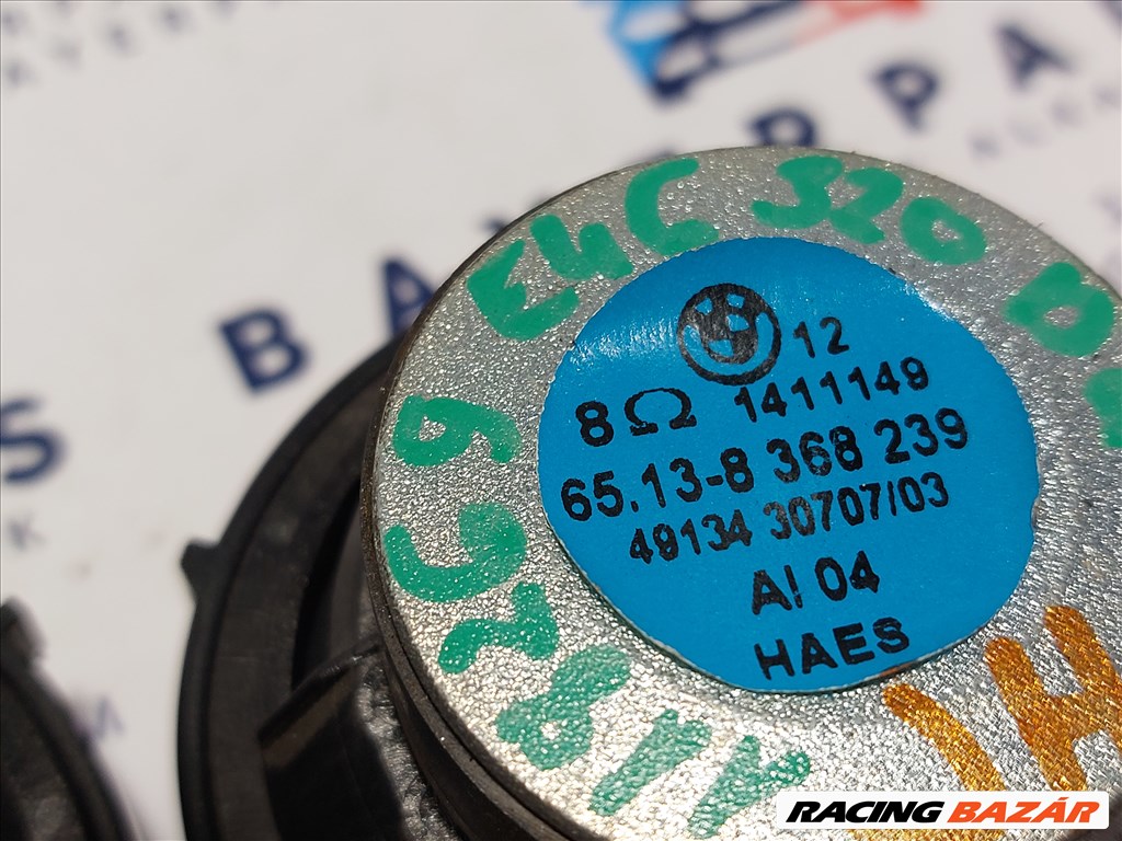 BMW E46 kék matricás hátsó ajtó hifi hangszóró pár (118269) 65138368239 ...