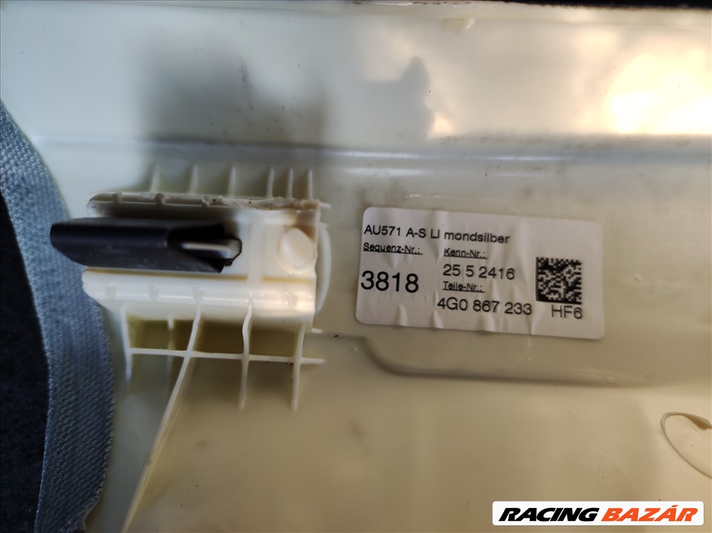 Audi A6 C7 A oszlop takaró - szürke 4g0867233 | Racingbazar.hu