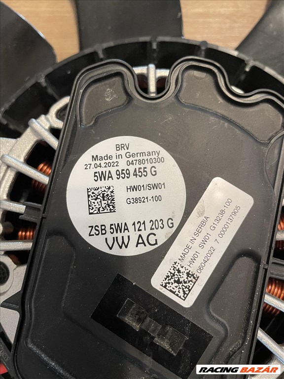 Vw Golf 8 Audi A3 8Y hűtő ventillátor 5wa959455g | Racingbazar.hu