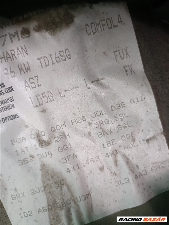 Volkswagen Sharan I 1.9 TDI gyári karosszéria elemek, LD5Q színben ...