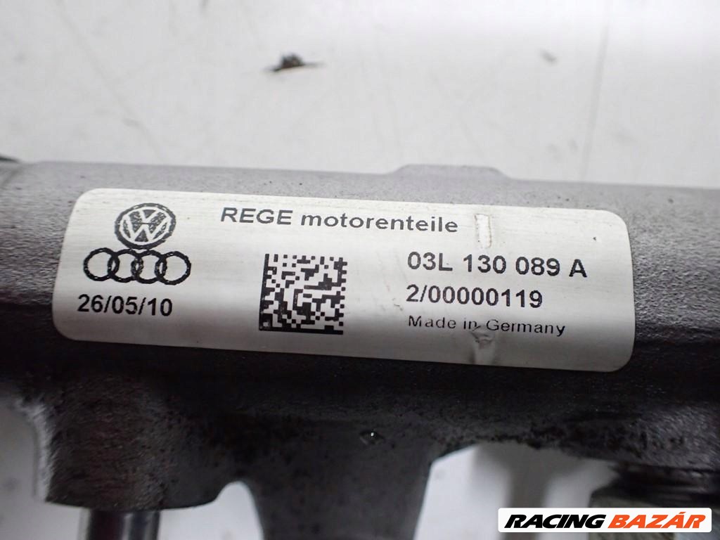 Audi A4 B8, A5, Q5 8R 2.0 TDI railcső, common rail nyomásszabályozó ...
