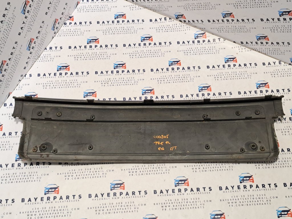 BMW E46 sedan touring elsõ lökhárító rendszám tartó díszléc mûanyag ...