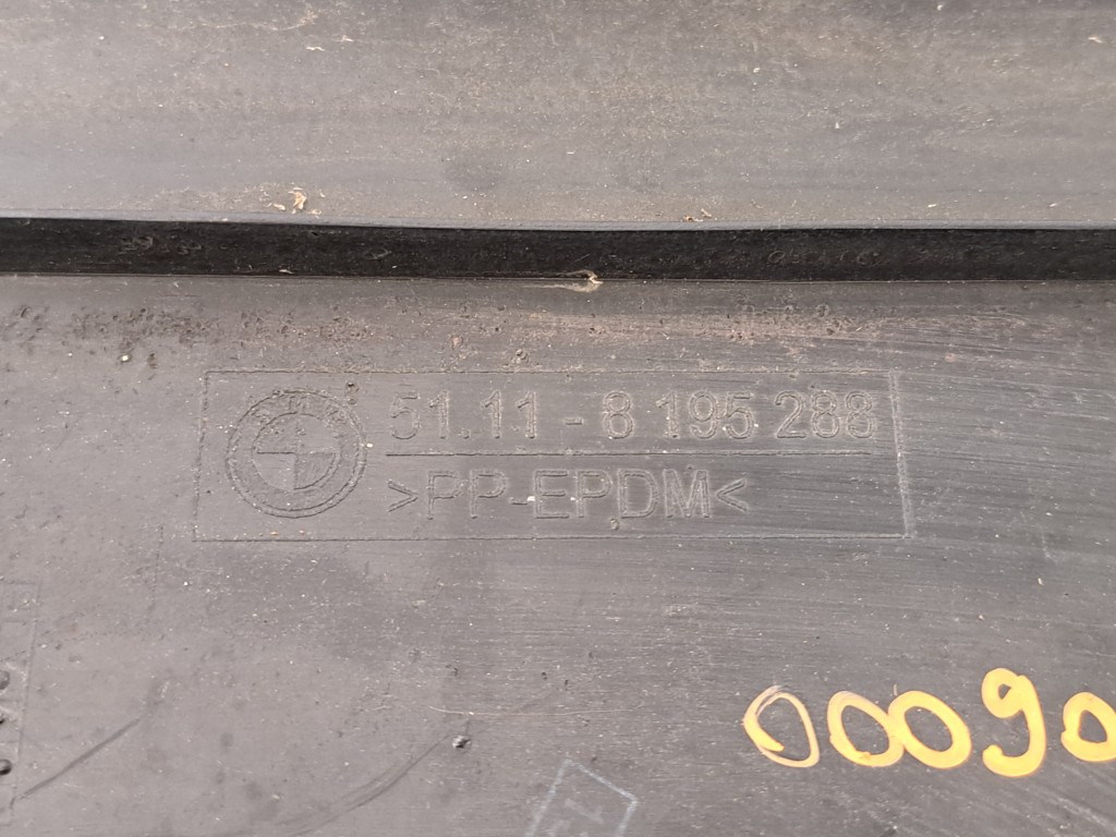 BMW E46 sedan touring elsõ lökhárító rendszám tartó díszléc mûanyag ...