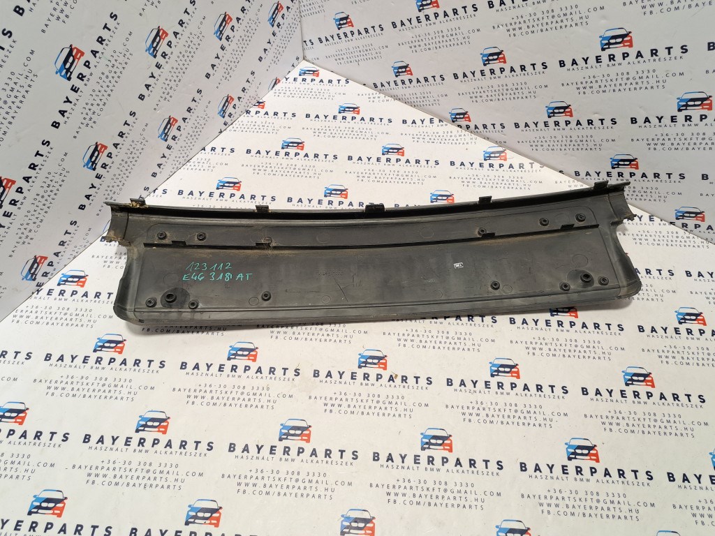 BMW E46 sedan touring elsõ lökhárító rendszám tartó díszléc mûanyag ...